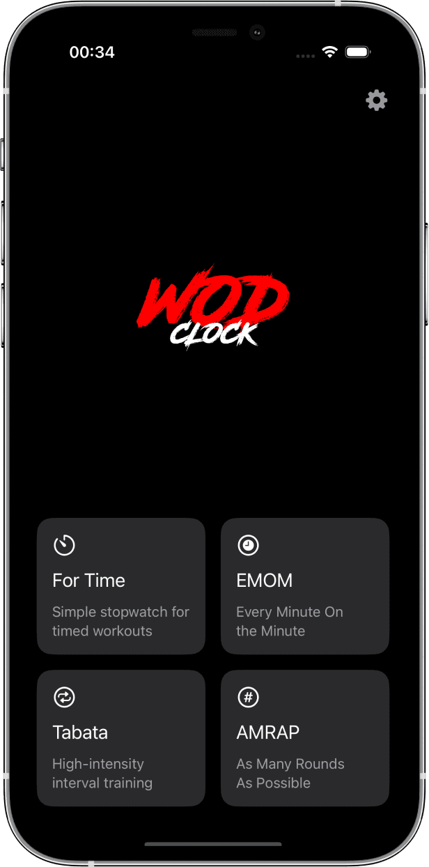 WODClock - CrossFit Workout Timer